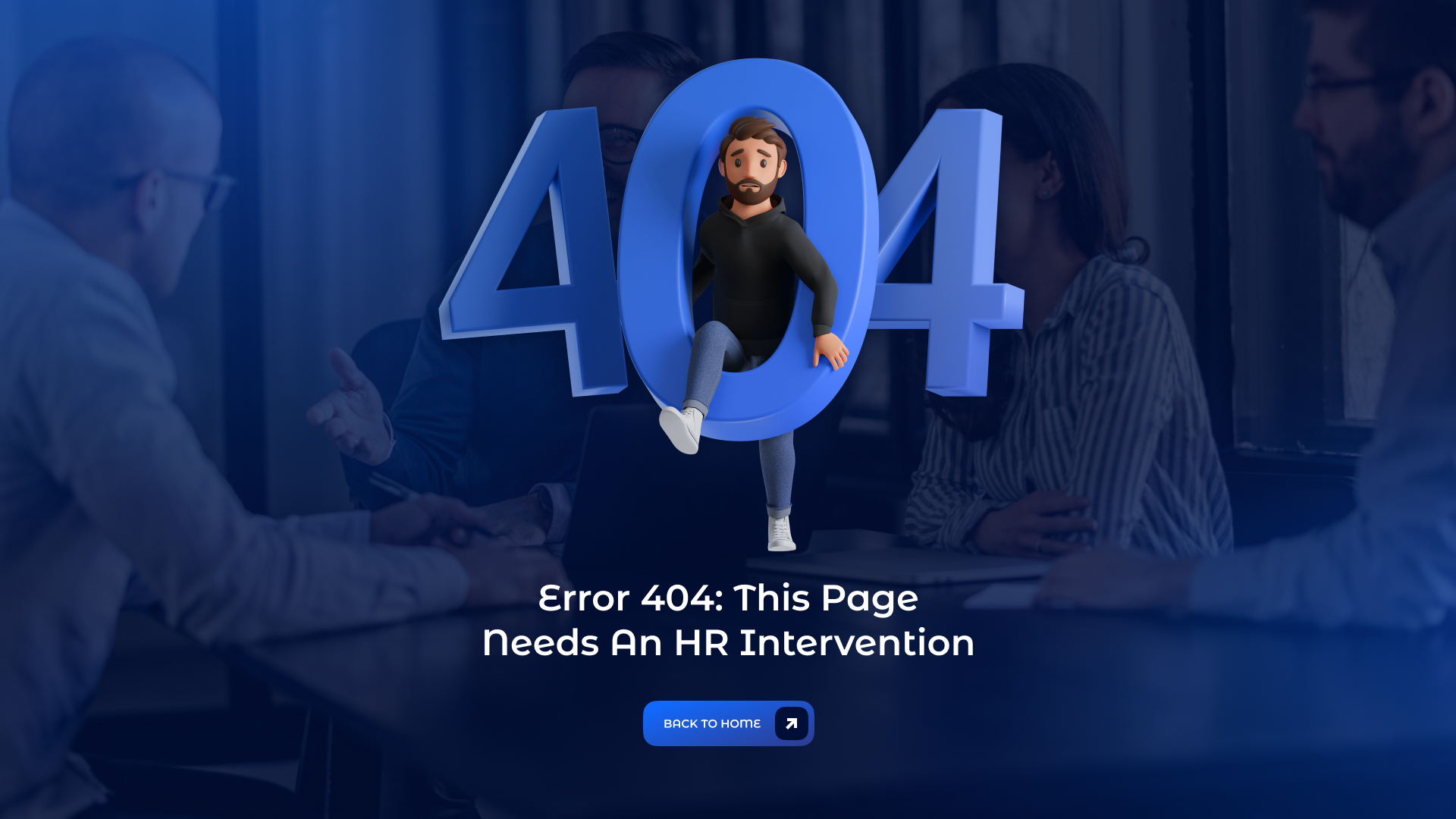 HR Hub - Human Resources Agency Website UI Figma Template by venusweb