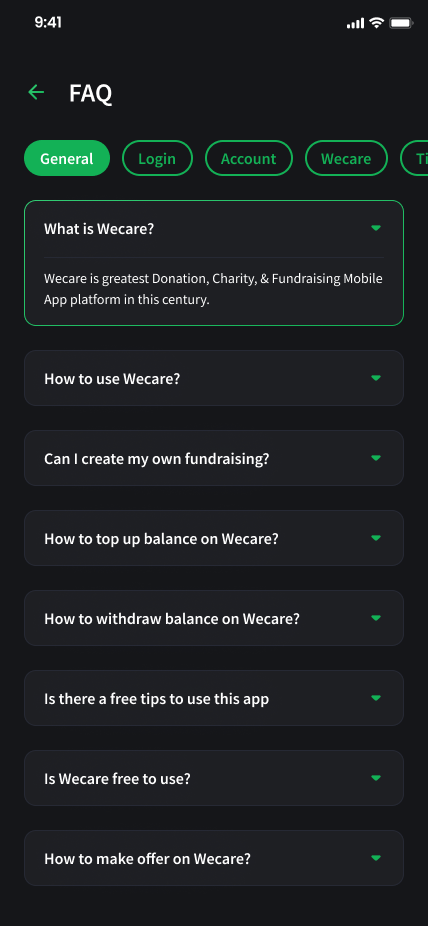 Wecare Pro - Donation, Charity, & Fundraising React Native CLI App Ui Kit by lalaWeb