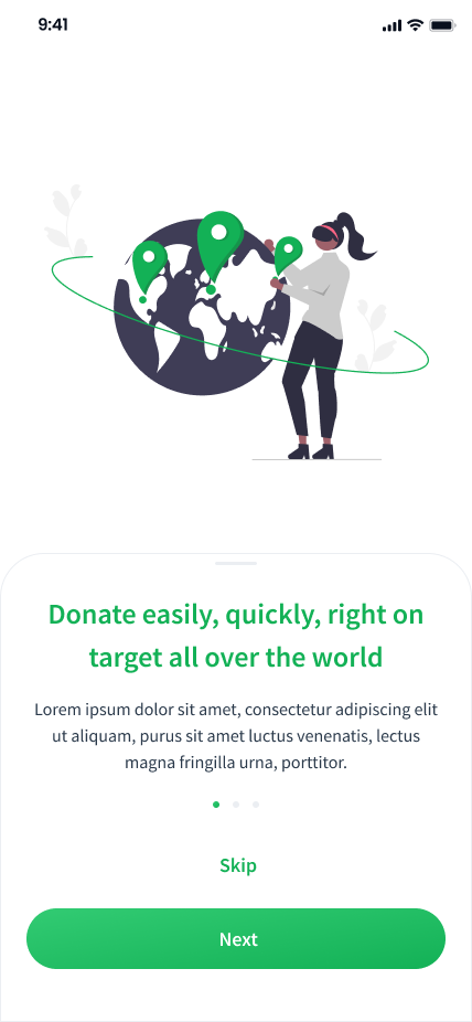 Wecare - Donation, Charity, & Fundraising React Native Expo App Ui Kit ...