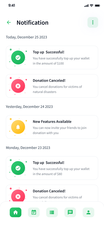 Wecare - Donation, Charity, & Fundraising React Native CLI App Ui Kit by lalastudio12