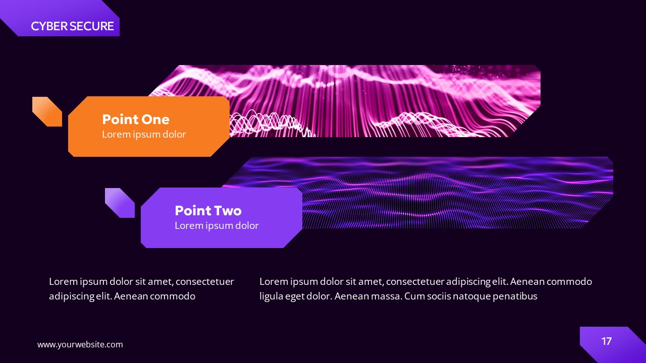 Cyber Secure Tech Google Slide Template, Presentation Templates ...