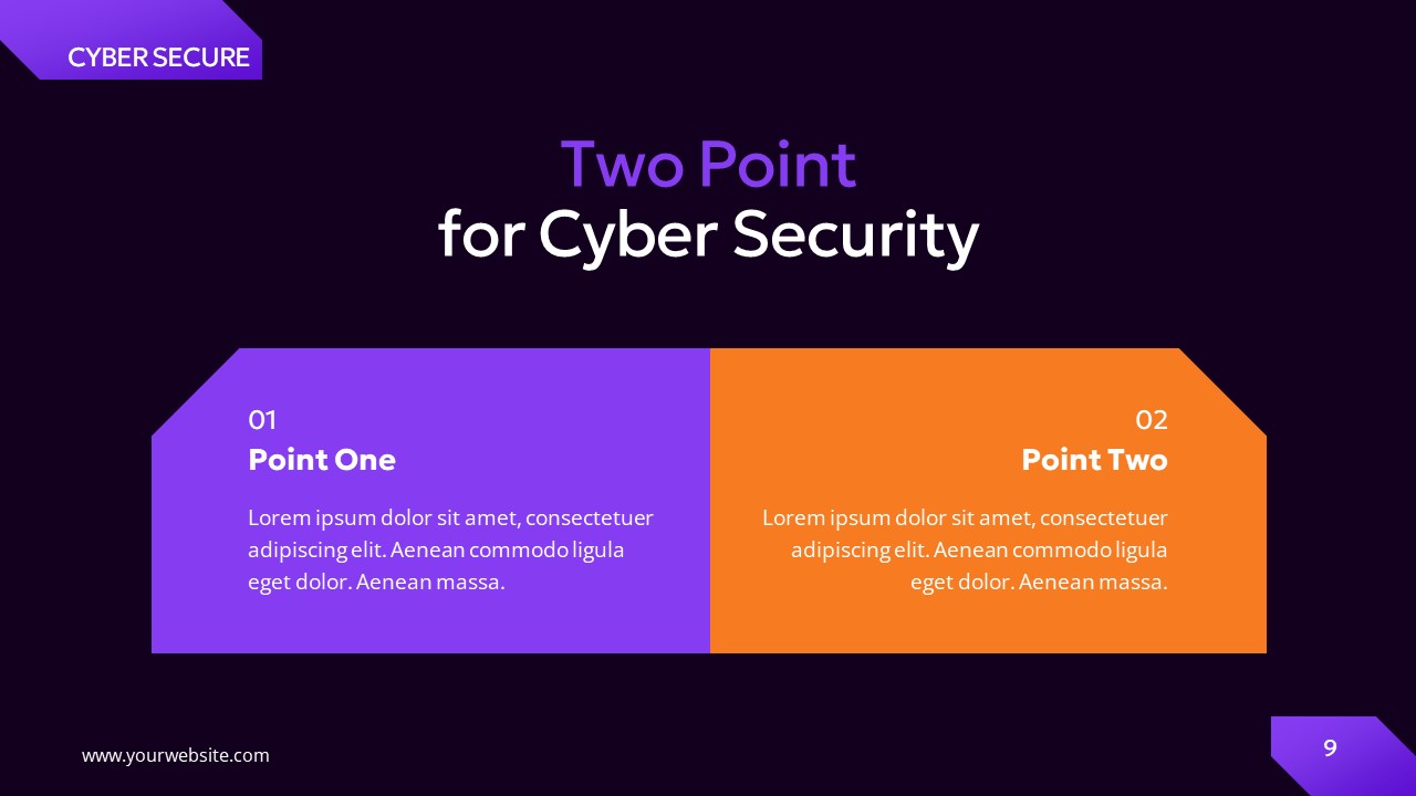 Cyber Secure Tech Google Slide Template, Presentation Templates ...