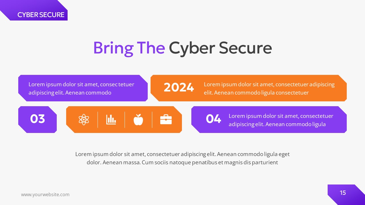 Cyber Secure Tech Google Slide Template, Presentation Templates ...