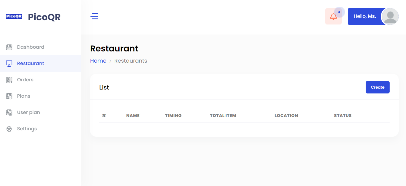 PicoQR - (SaaS) Contactless Digital Restaurant QR Menu Maker by ...