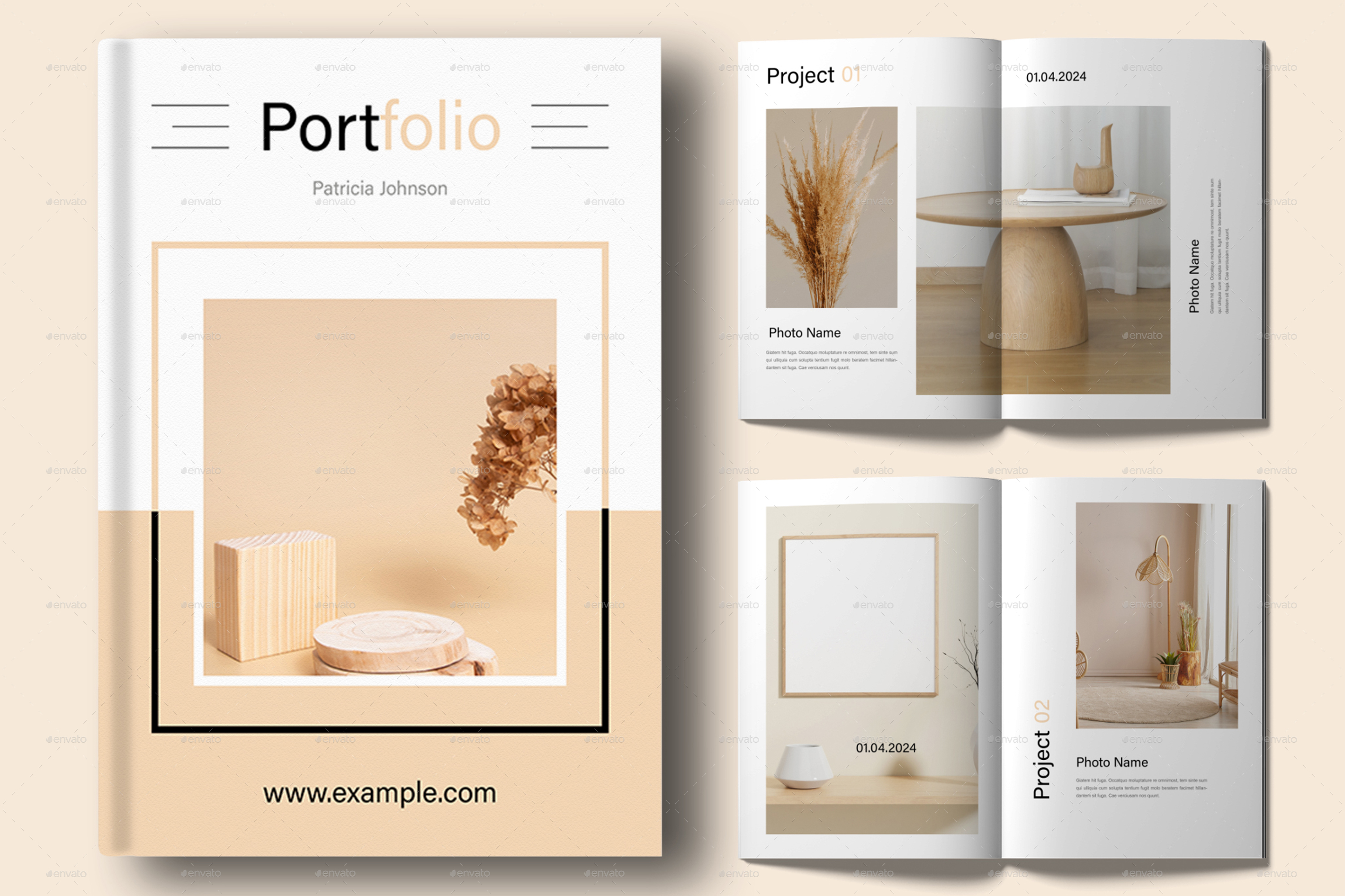 Minimal Portfolio Layout, Print Templates | GraphicRiver