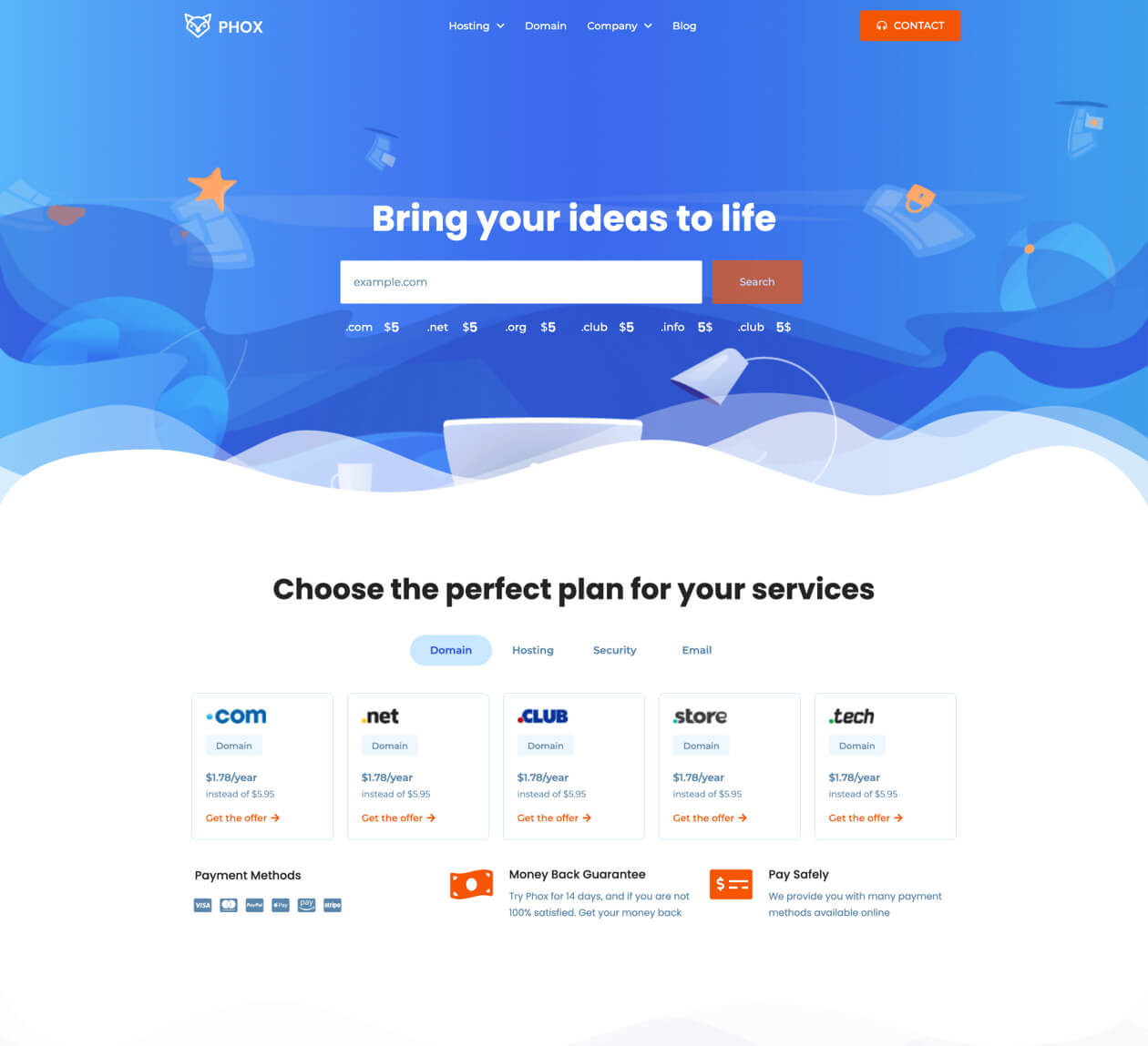 Phox - Hosting WordPress & WHMCS Theme by WHMCSdes | ThemeForest