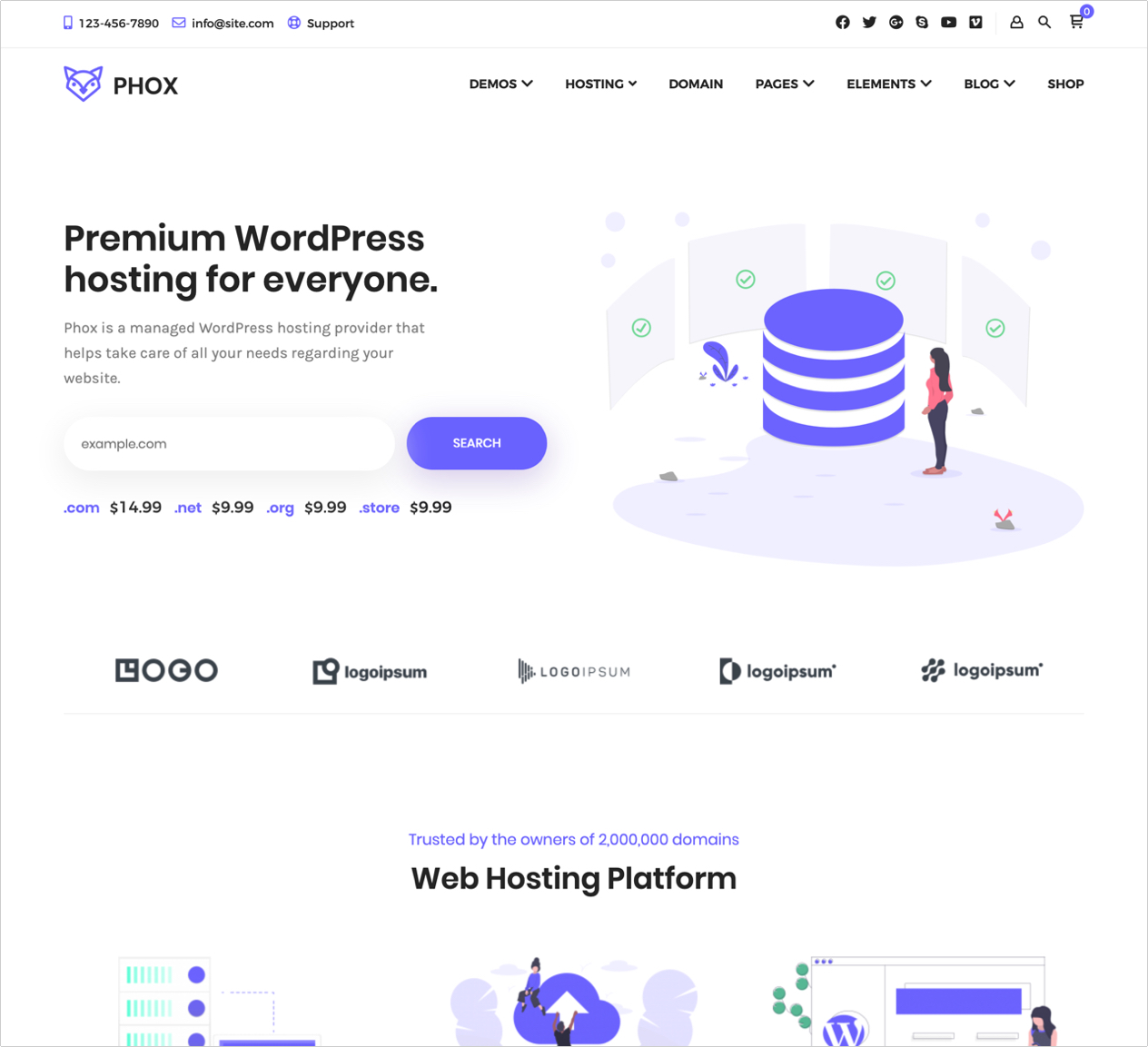 Phox - Hosting WordPress & WHMCS Theme by WHMCSdes | ThemeForest