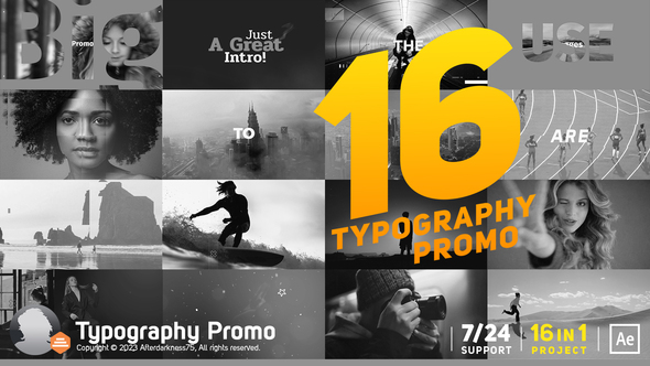 Typography Promo / Stomp, After Effects Project Files | VideoHive