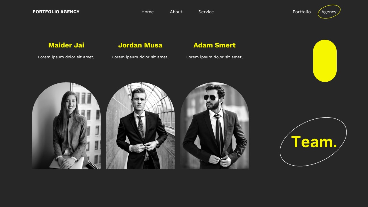 Portfolio Agency - Agency Google Slide Templates, Presentation Templates