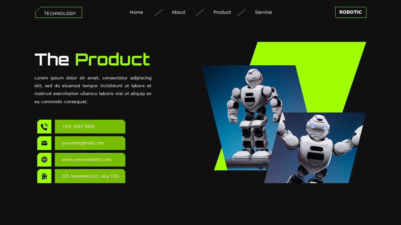 Robotic - Technology Keynote Templates, Presentation Templates ...