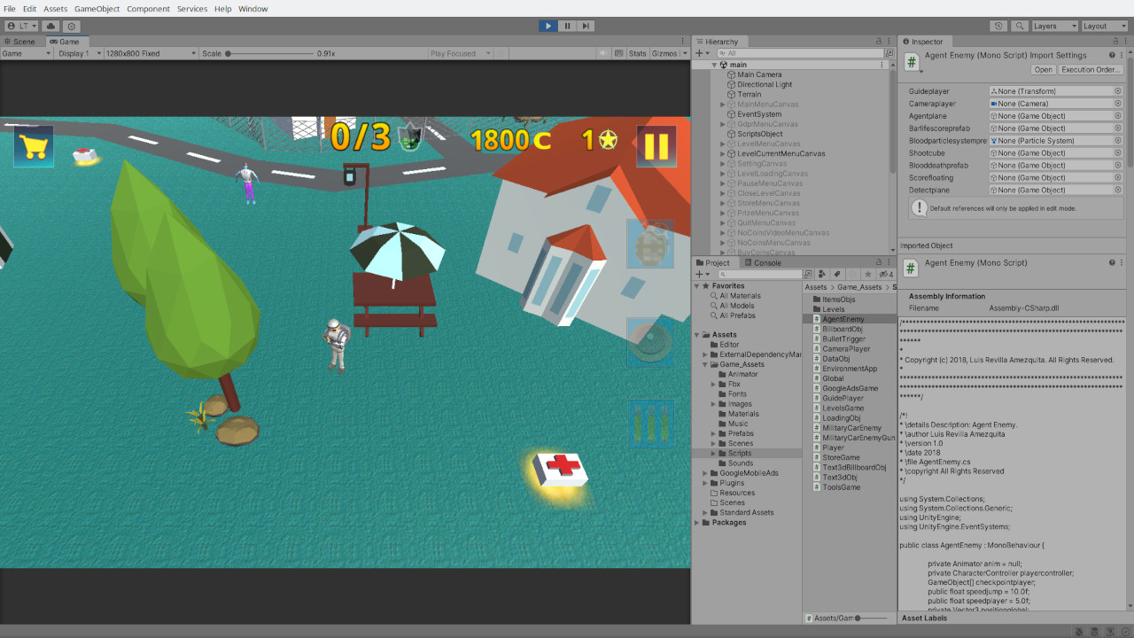 Zombie Attack - Unity Game by luiscoding | CodeCanyon