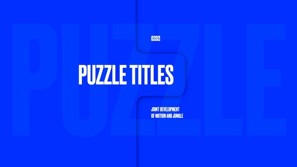 Puzzle Titles, Apple Motion Templates | VideoHive
