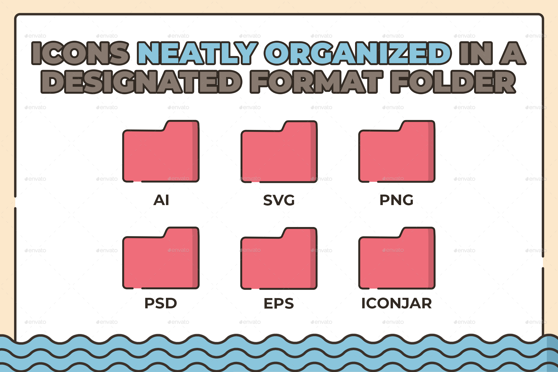 70 Sea and Ocean Icon Set Icons | Hazel Series, Icons | GraphicRiver