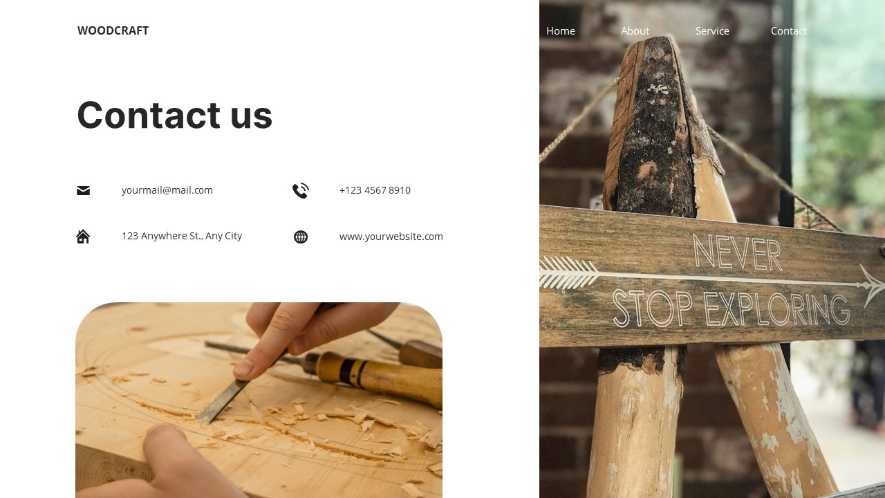 Woodcraft - Crafting Powerpoint Templates, Presentation Templates ...