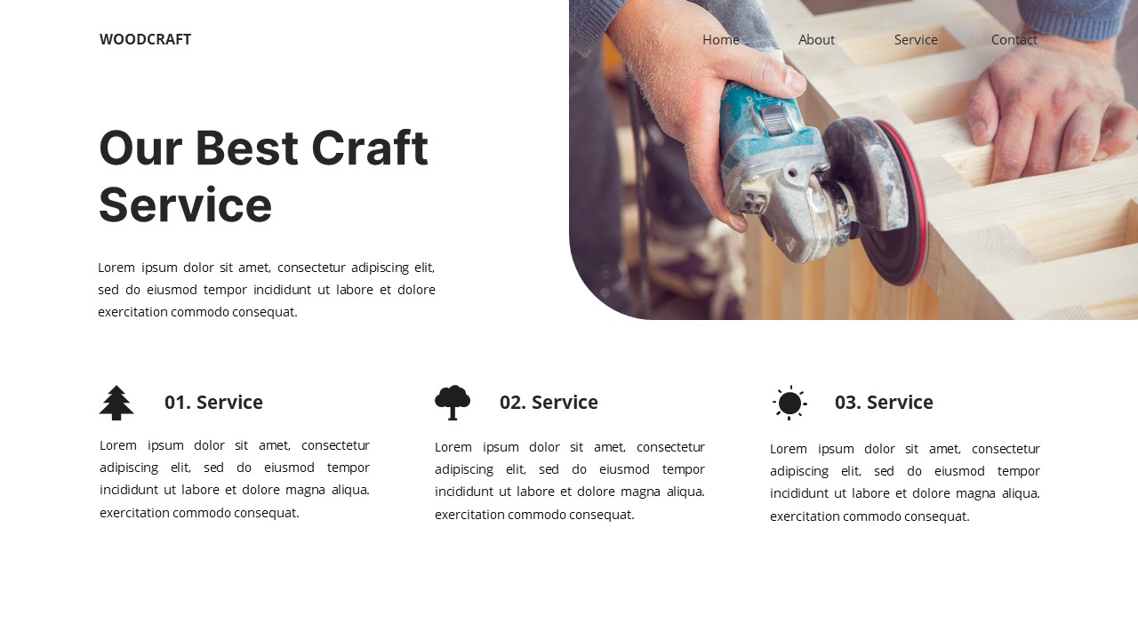 Woodcraft - Crafting Powerpoint Templates, Presentation Templates ...