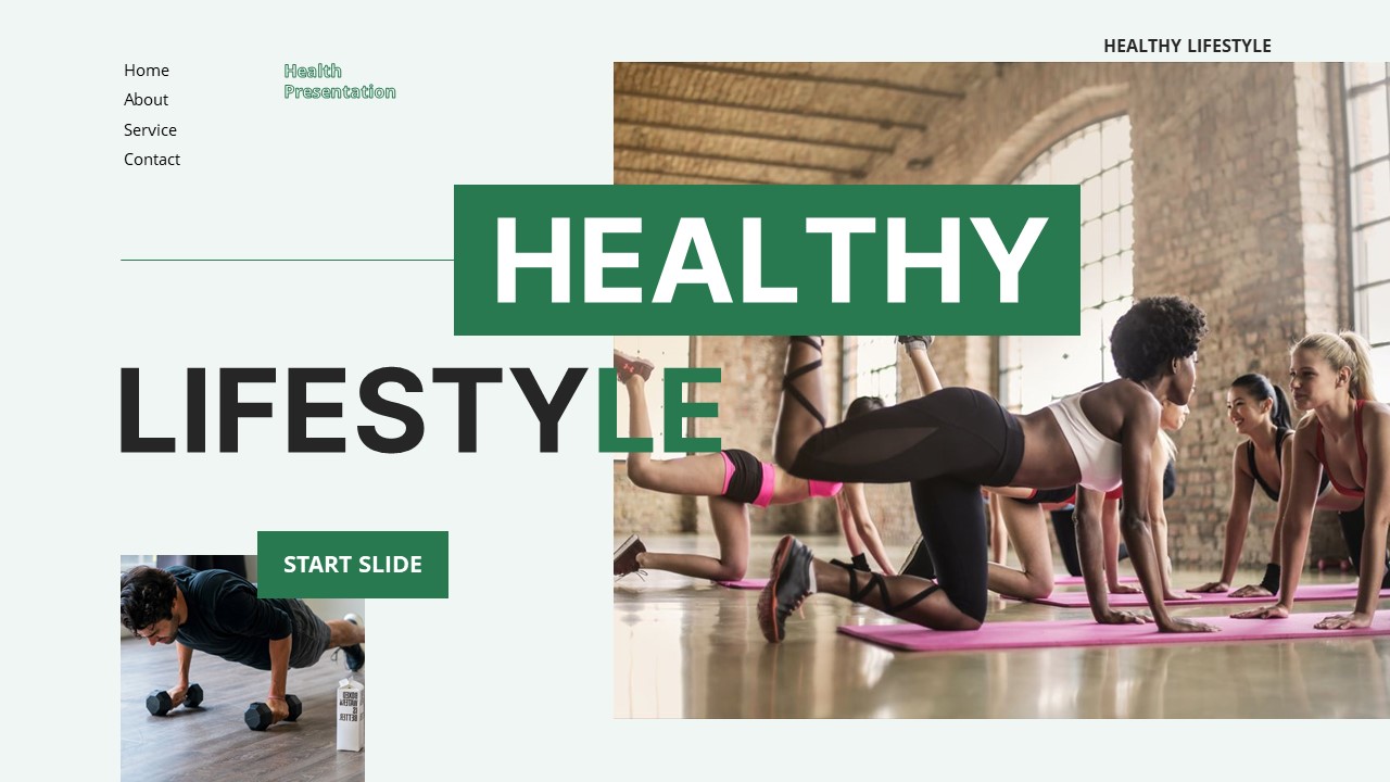 Healthy Lifestyle - Health Powerpoint Templates, Presentation Templates