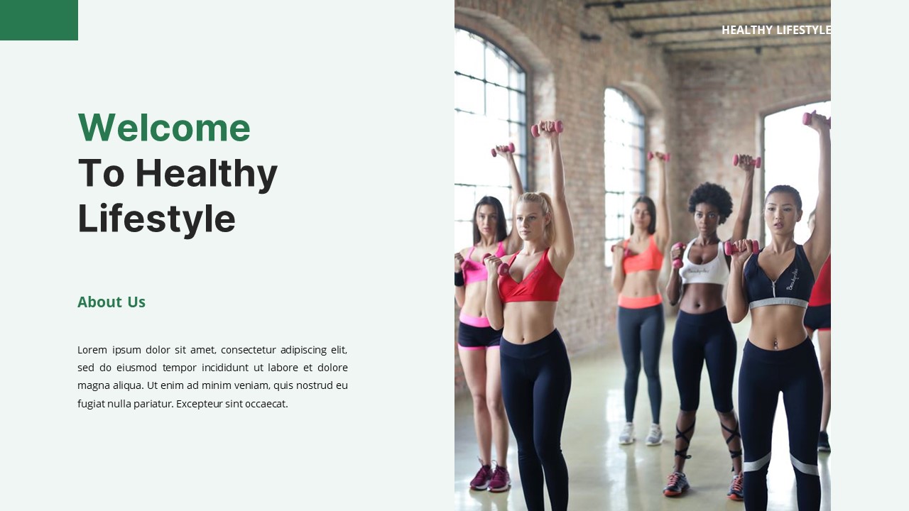 Healthy Lifestyle - Health Google Slide Templates, Presentation Templates