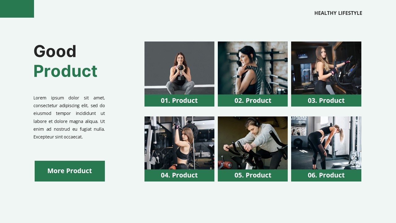 Healthy Lifestyle - Health Google Slide Templates, Presentation Templates