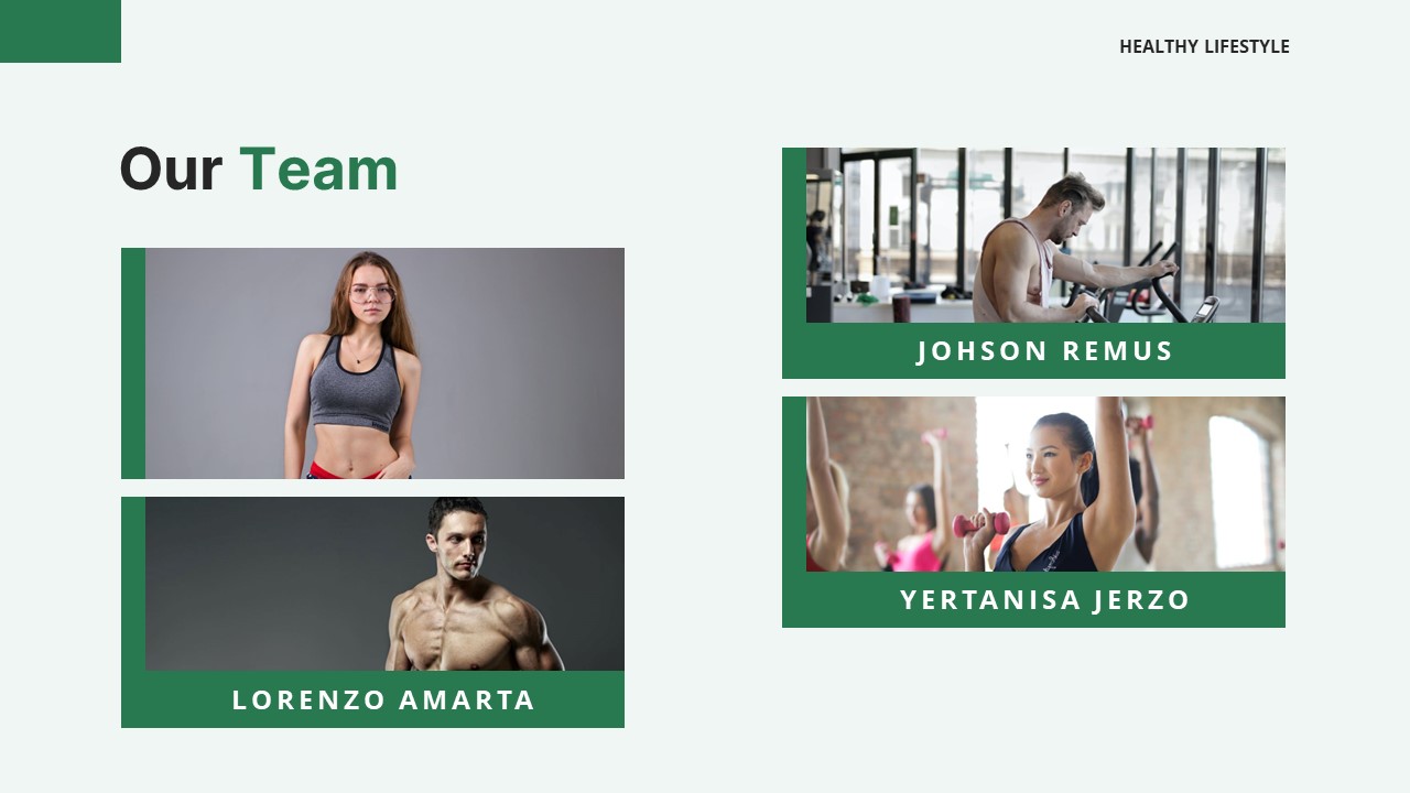 Healthy Lifestyle - Health Google Slide Templates, Presentation Templates
