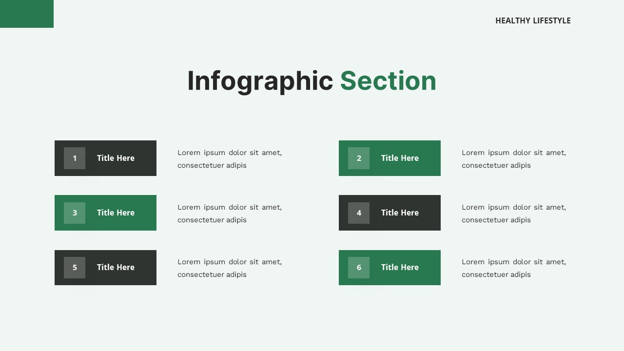 Healthy Lifestyle - Health Google Slide Templates, Presentation Templates