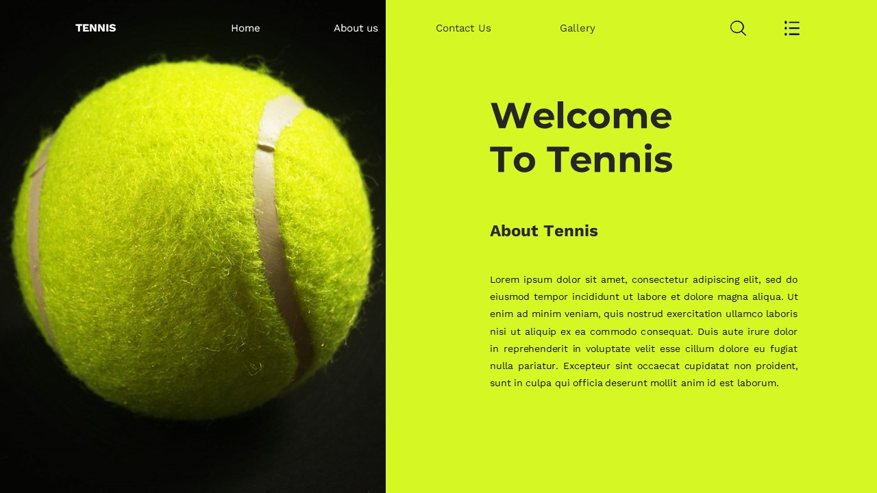 Tennis - Sport Powerpoint Template, Presentation Templates | GraphicRiver