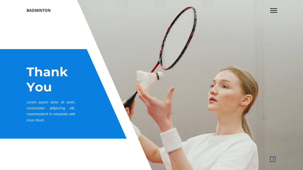 Badminton - Sport Powerpoint Templates, Presentation Templates ...