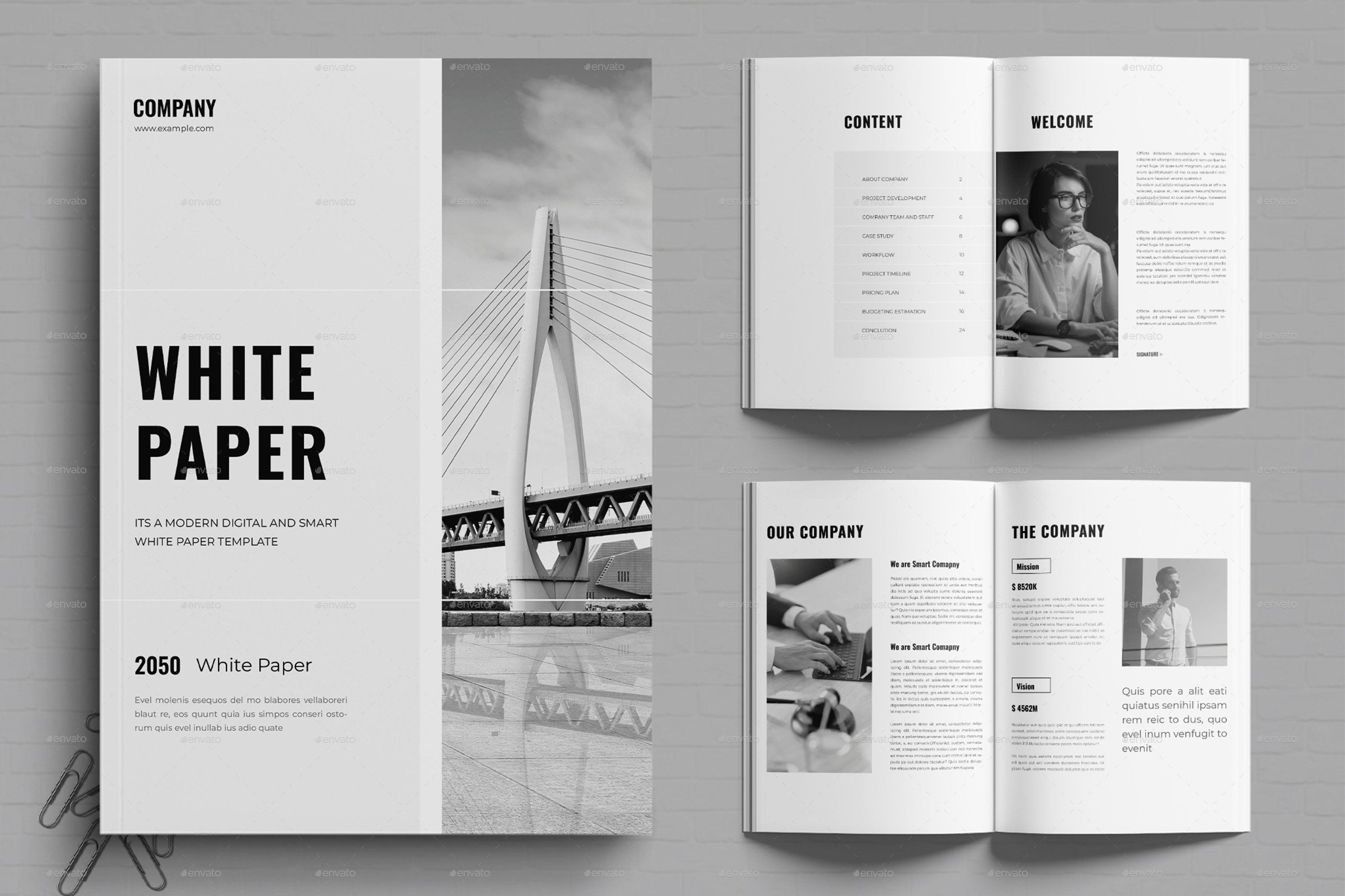 White Paper Template, Print Templates | GraphicRiver