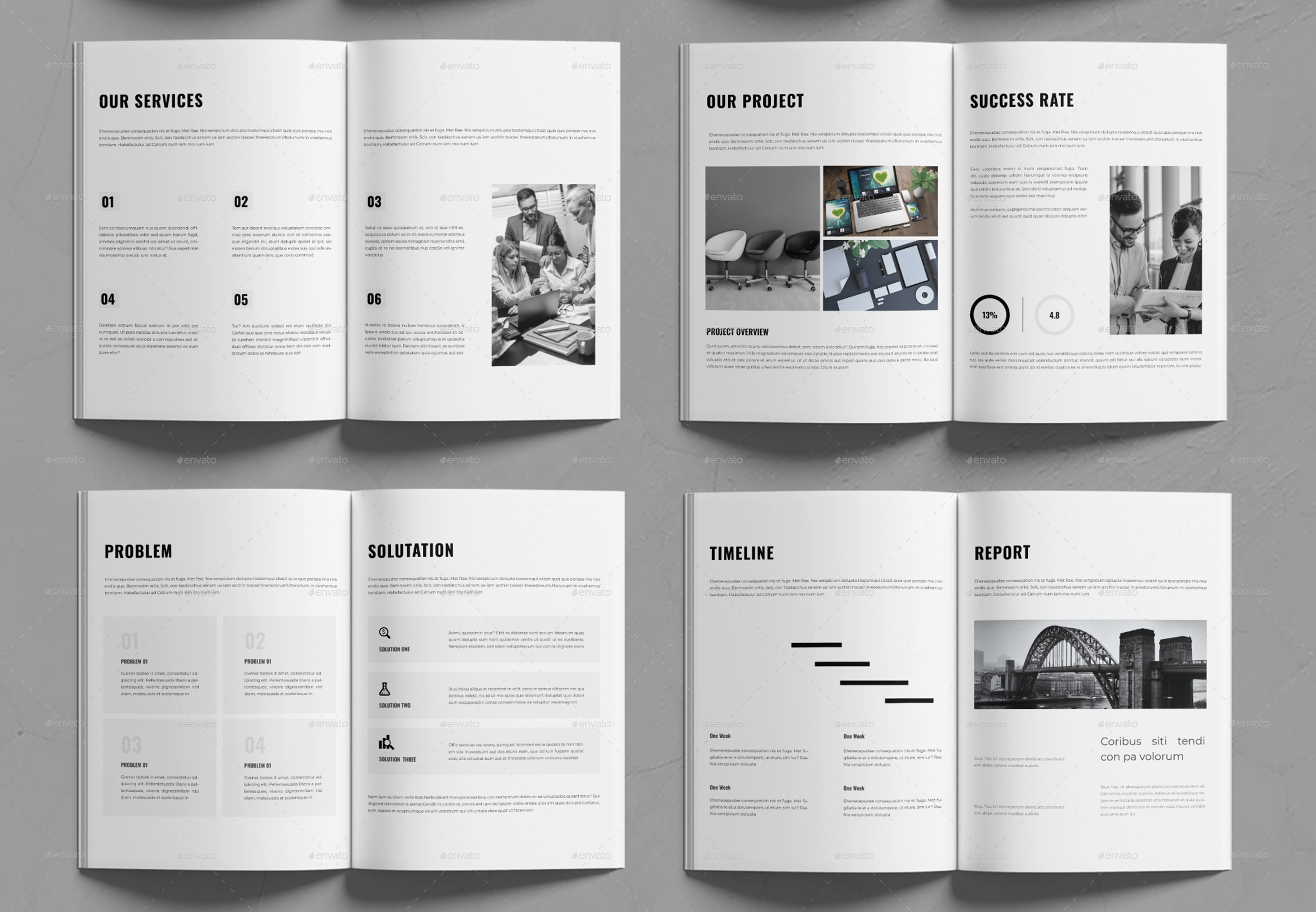 White Paper Template, Print Templates | GraphicRiver