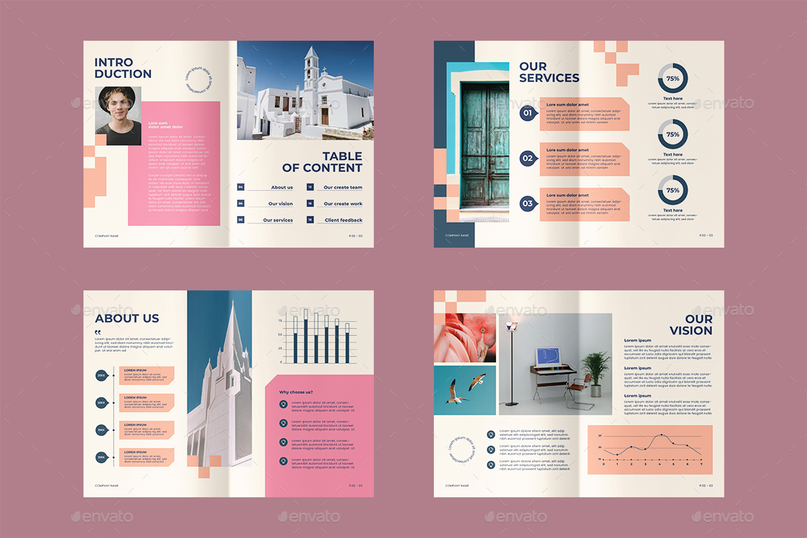 Company Profile, Print Templates | GraphicRiver