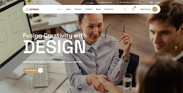 Xinterio - Interior Design WordPress Theme + RTL by themeStek | ThemeForest