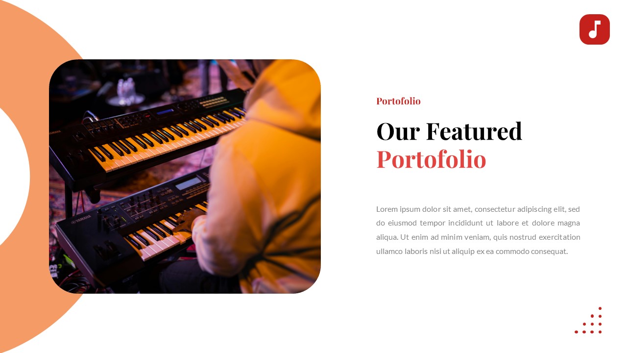 Acustiko - Music Organizer & Studio PowerPoint Template, Presentation ...