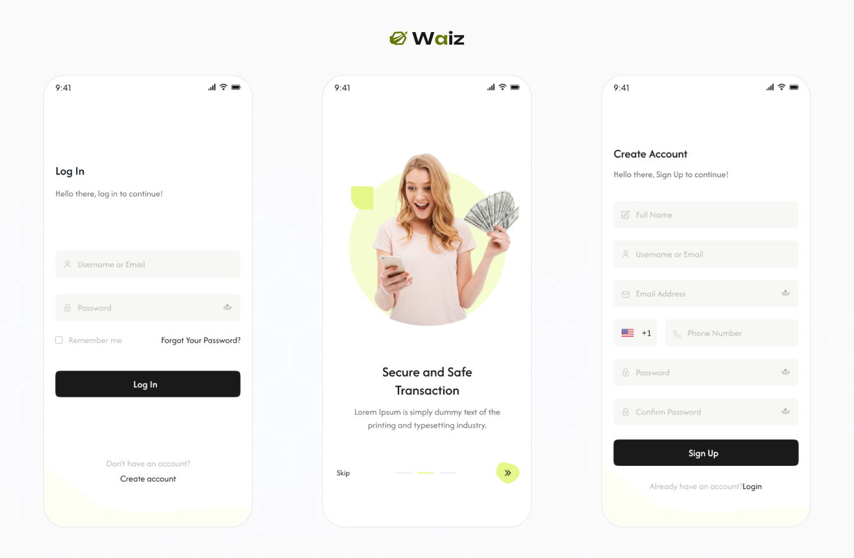 Waiz - Digital Wallet and Remittance App and Website with Admin Panel by bug-finder