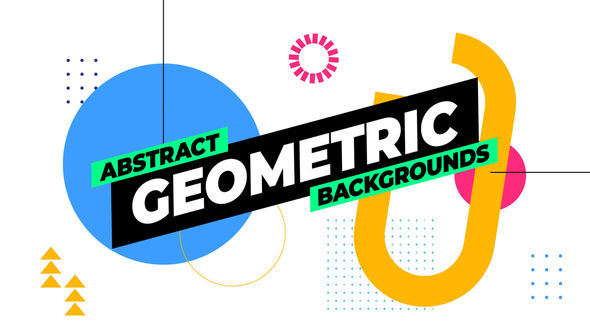 Geometric Backgrounds, After Effects Project Files | VideoHive