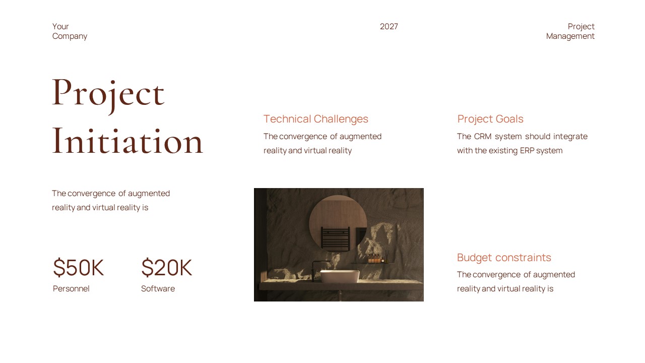 White Brown Modern Minimalist Architecture Project Management ...