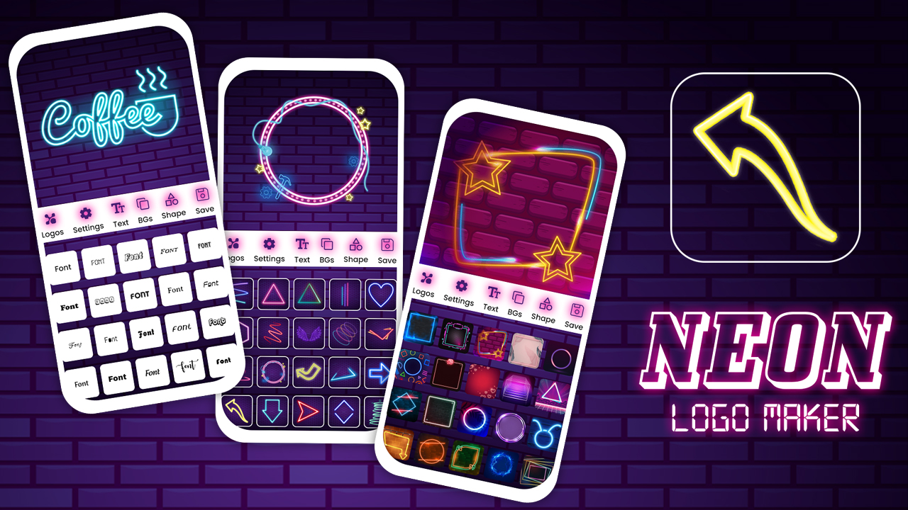 Neon Logo Maker - Logo Creator - Graphic Design - Logo Templates ...