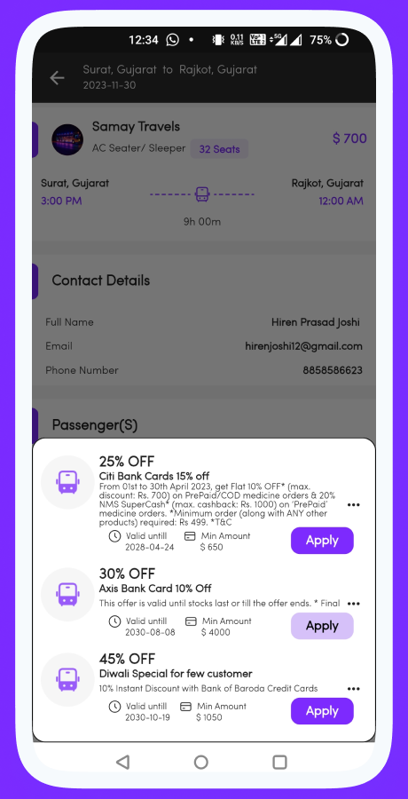 ProZigzagBus : Online Multi Vendor Bus Ticket Booking App & Reservation System Flutter Solution ...