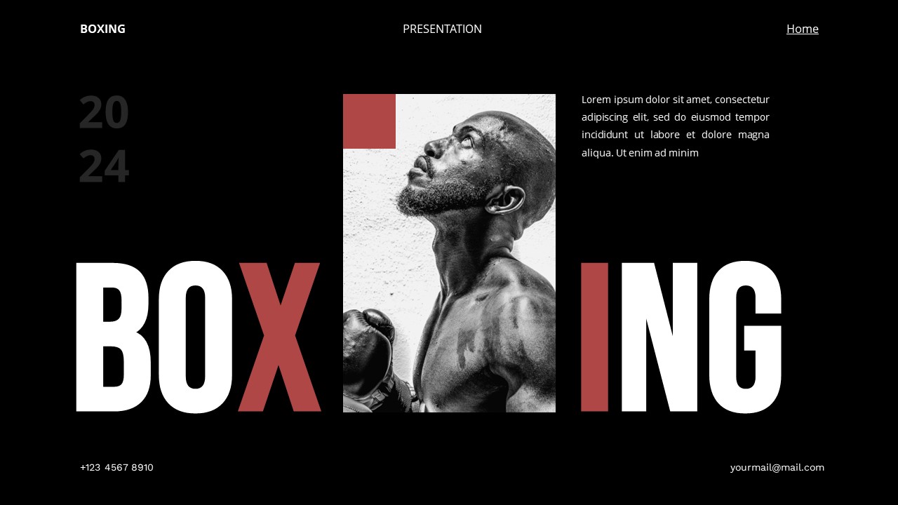 Boxing - Sport Keynote Templates, Presentation Templates | GraphicRiver