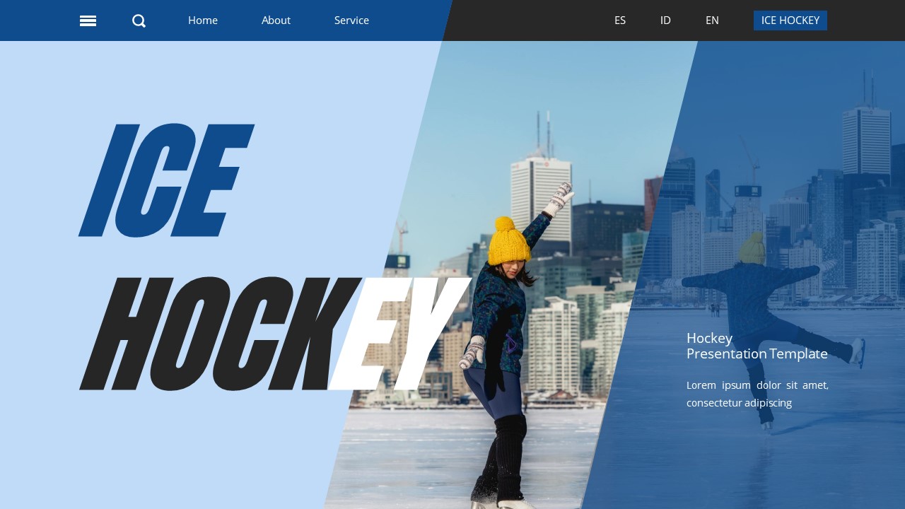 Ice Hockey - Hockey Powerpoint Templates, Presentation Templates ...