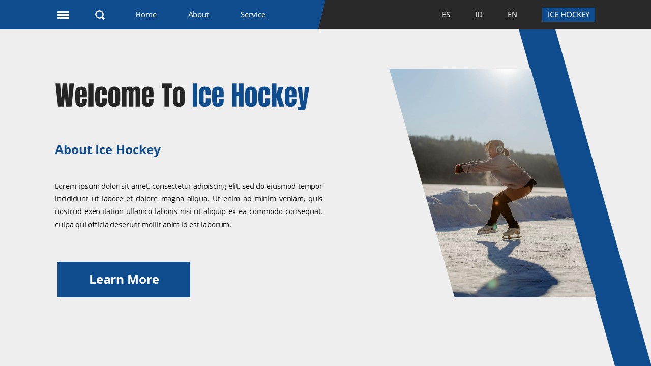 Ice Hockey - Hockey Keynote Templates, Presentation Templates ...