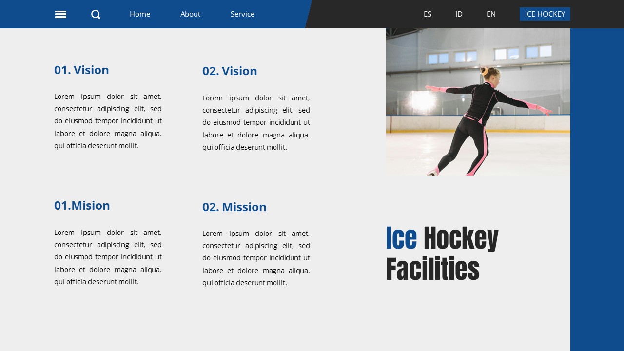 Ice Hockey - Hockey Keynote Templates, Presentation Templates ...