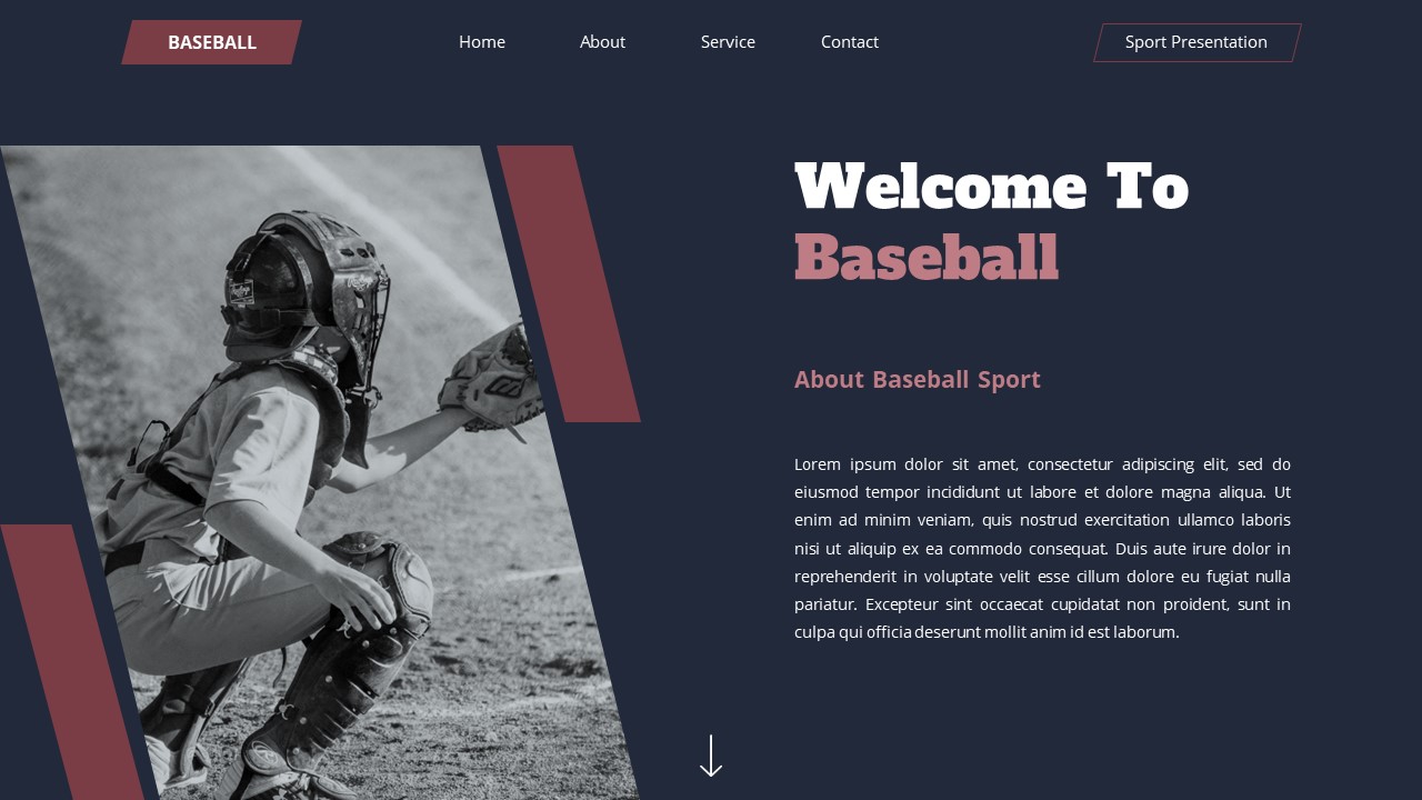 Baseball - Sport Google Slide Templates, Presentation Templates ...