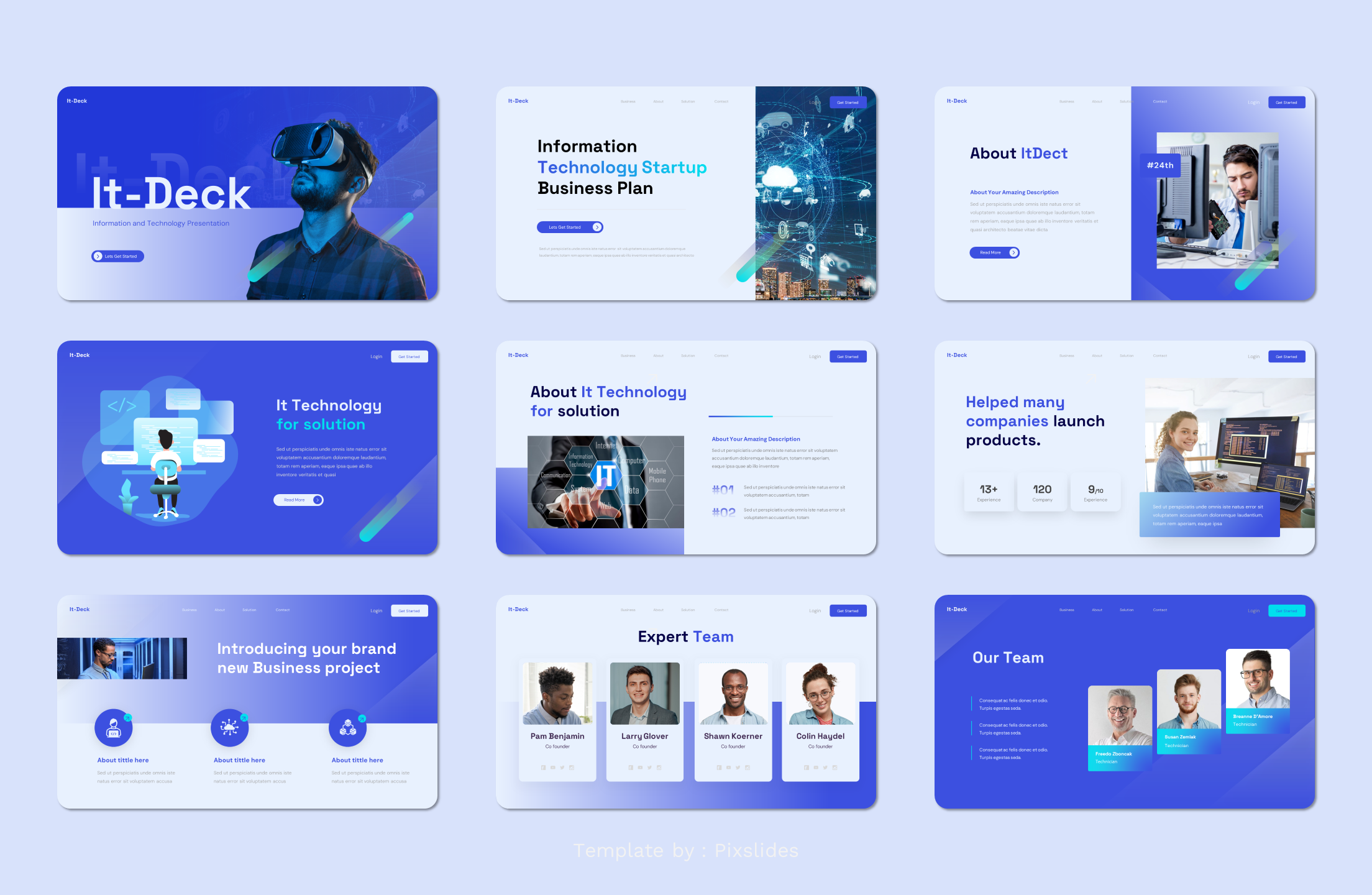 ItDeck - Information & Technology PowerPoint Presentation, Presentation ...