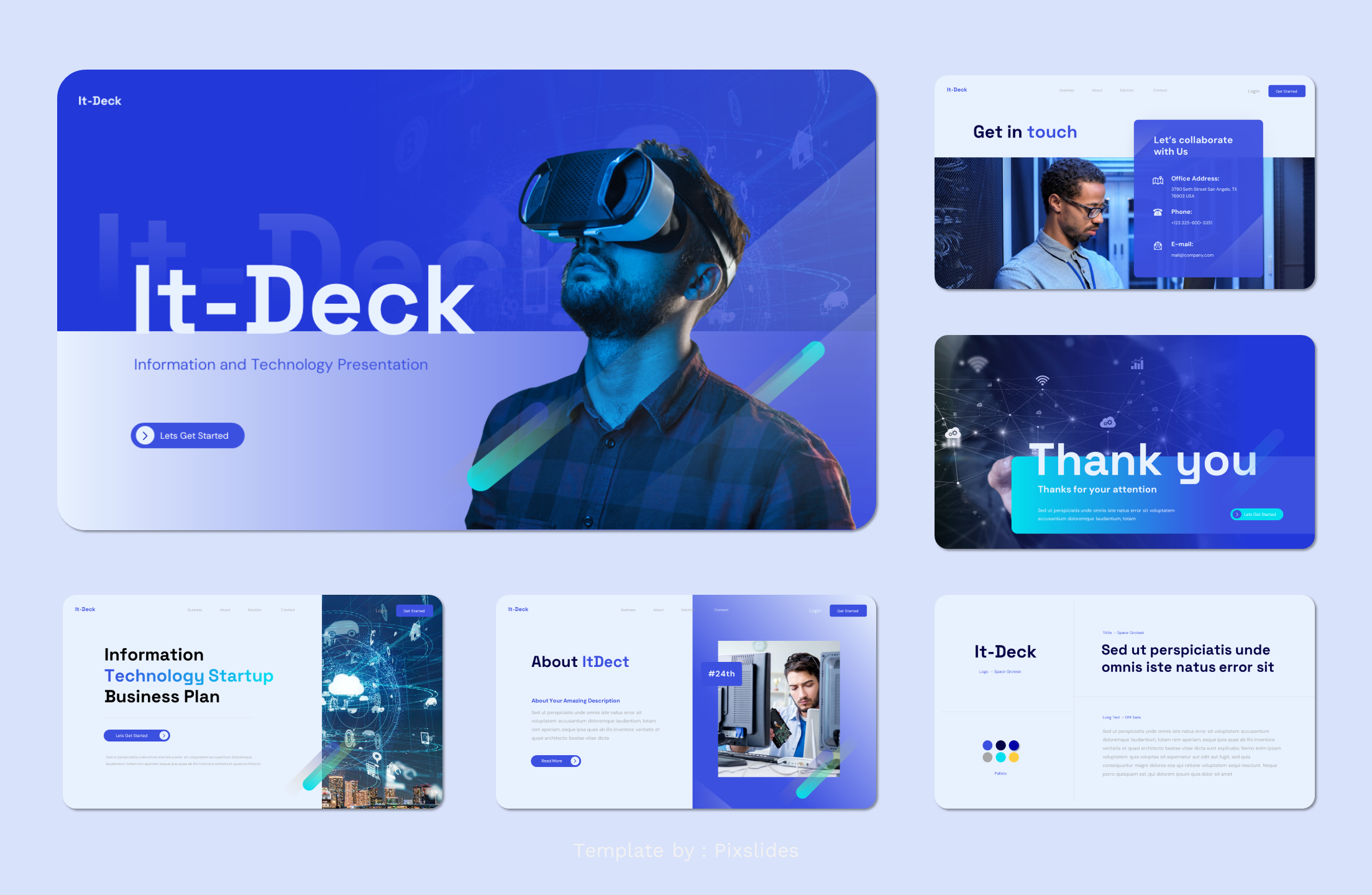 ItDeck - Information & Technology PowerPoint Presentation, Presentation ...