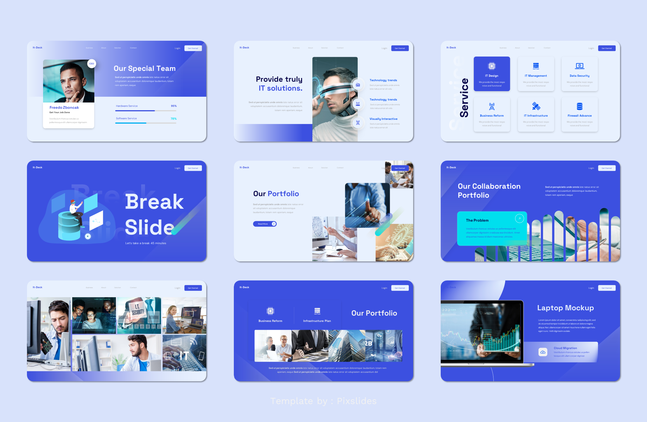 ItDeck - Information & Technology Keynote Presentation, Presentation ...