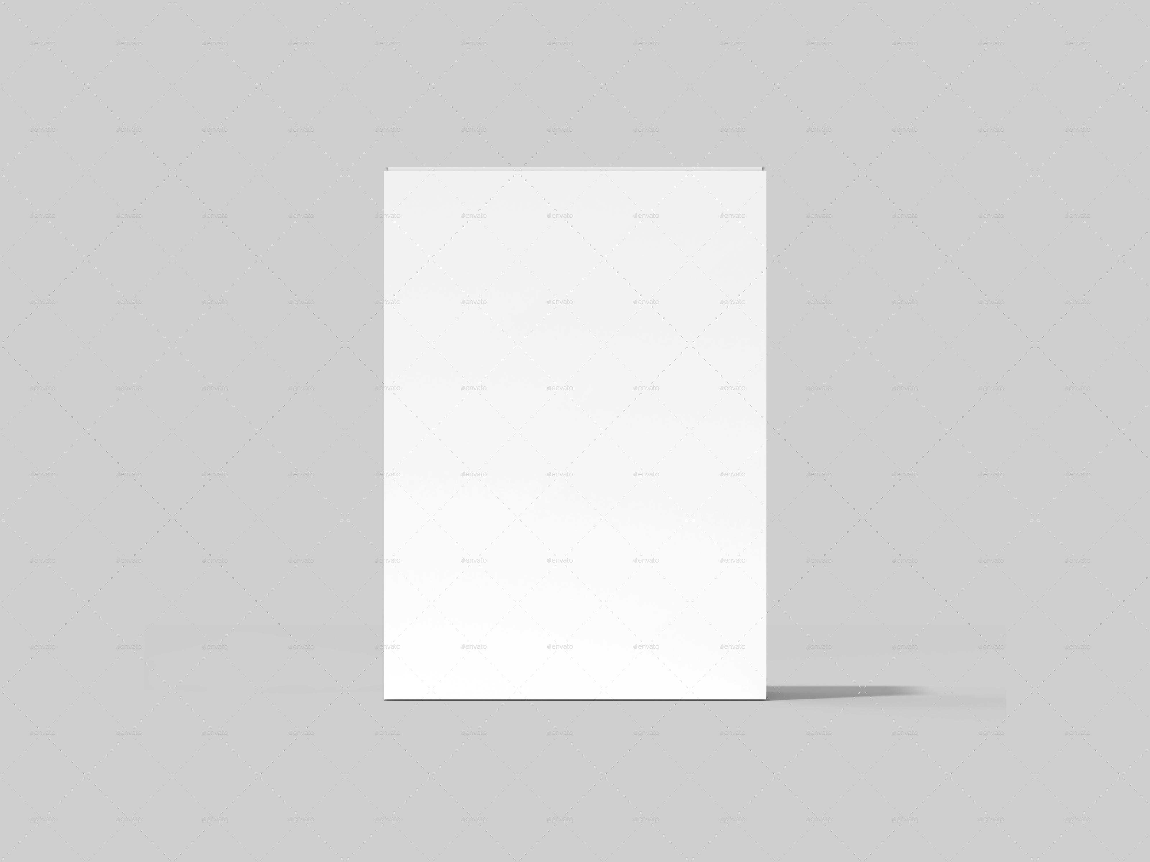 Rectangle Software Box Mockup V.2 - Square Product Box With Kraft Paper ...