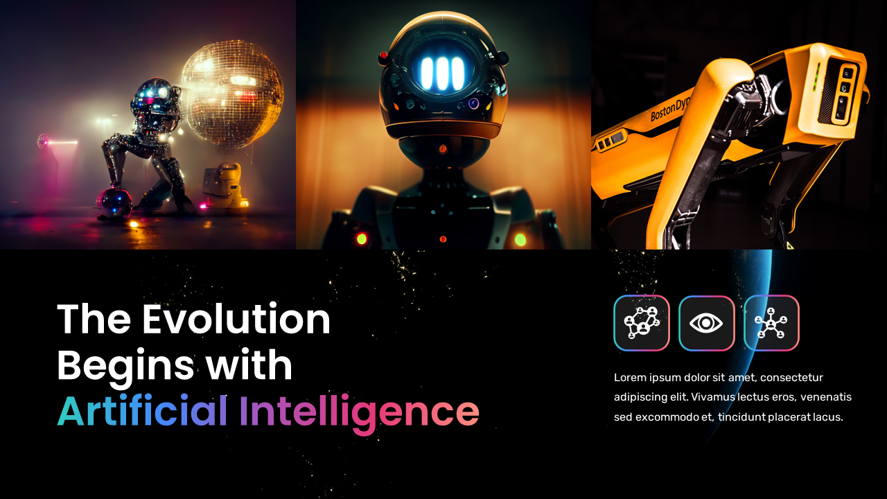 Creative Artificial Intelligence Presentation Template, Presentation ...
