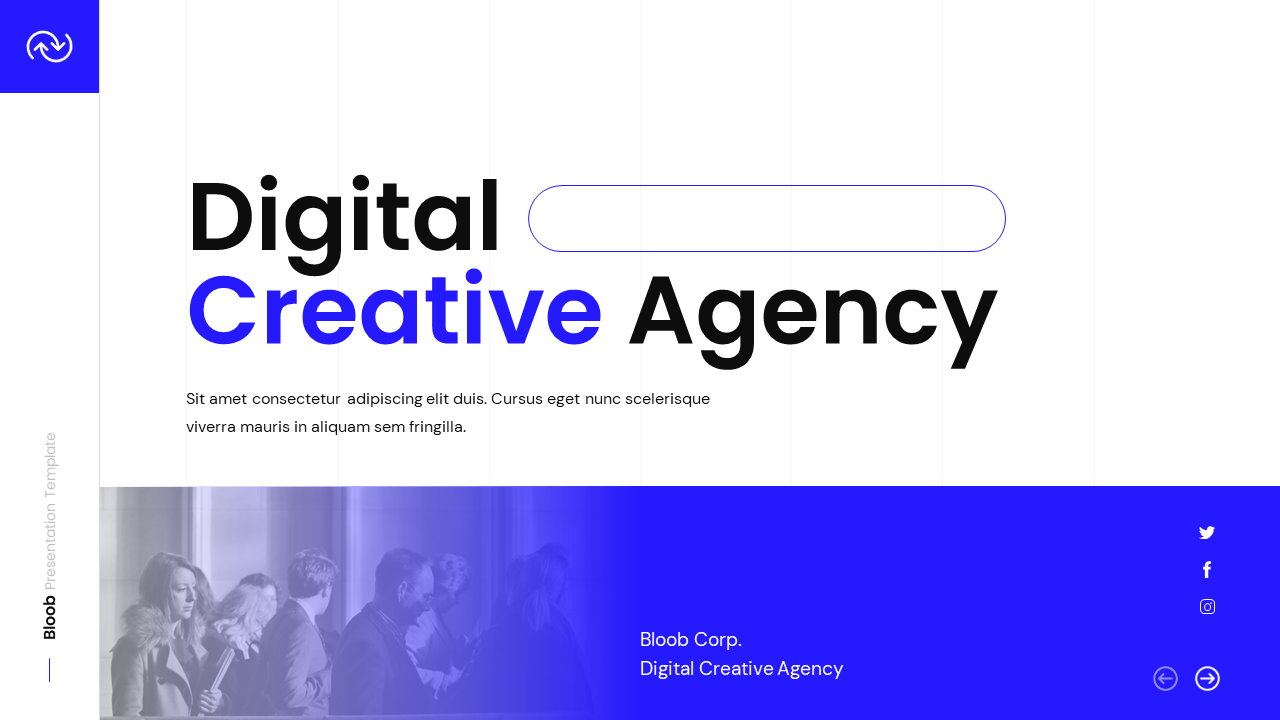 Modern Digital Creative Agency Presentation Template, Presentation ...