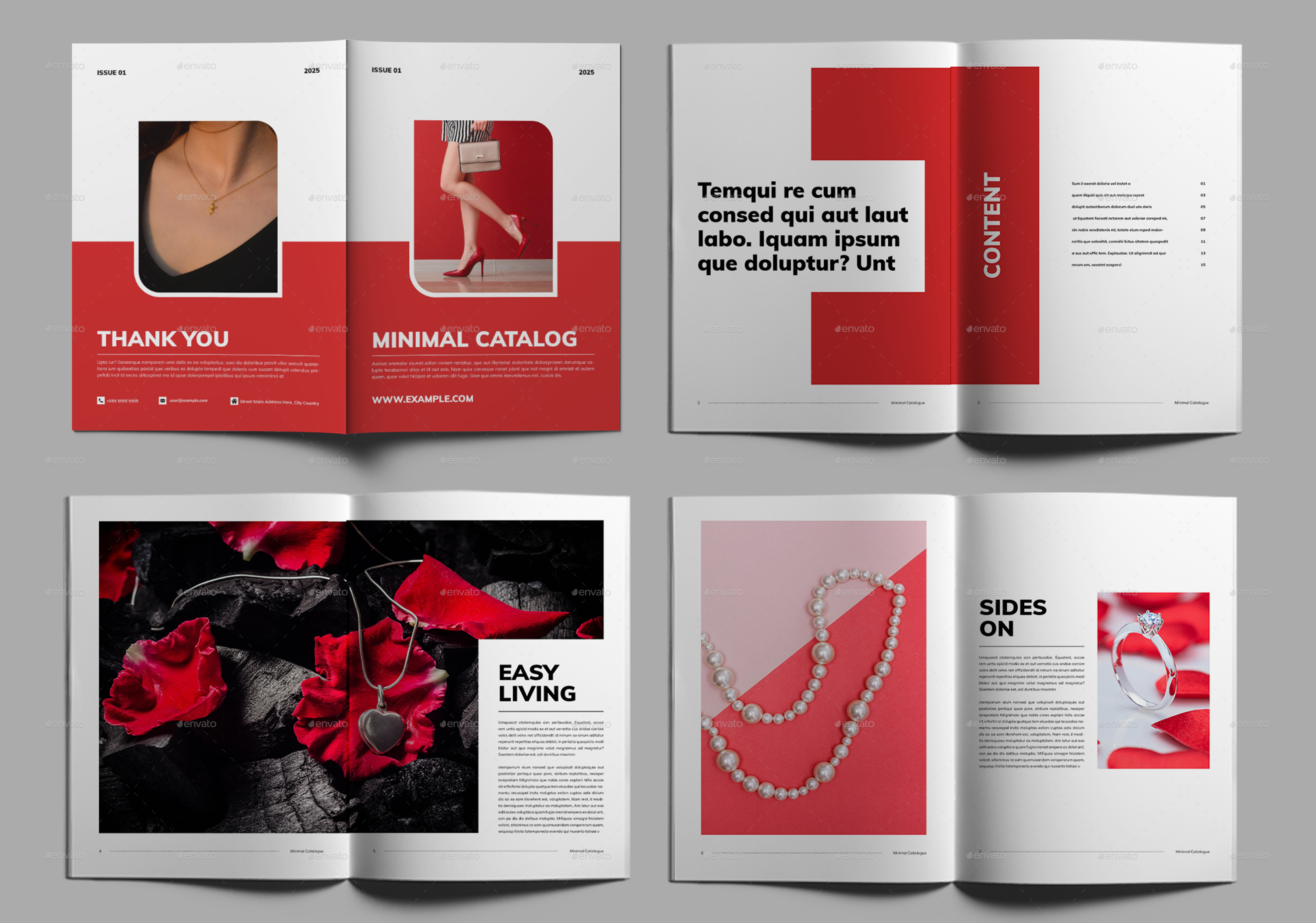 Minimal Catalog Template, Print Templates | GraphicRiver