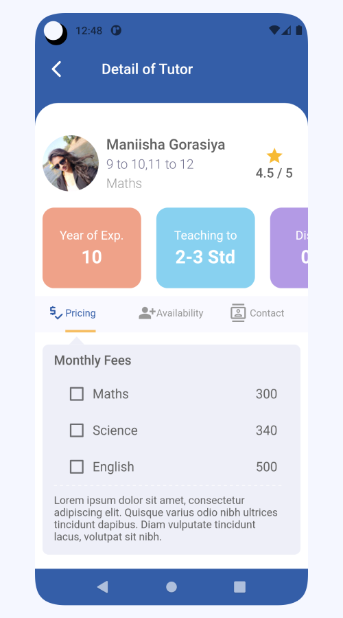 Tutor Finder - (Flutter + Admin Panel + UI) by LpkTechnosoft | CodeCanyon