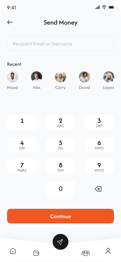 Ripple Pay - Digital Wallet Mobile App Figma Template by binary-vines